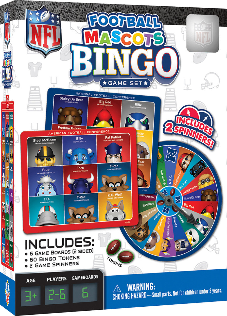 NFL Mascots Bingo Game – Little You Market